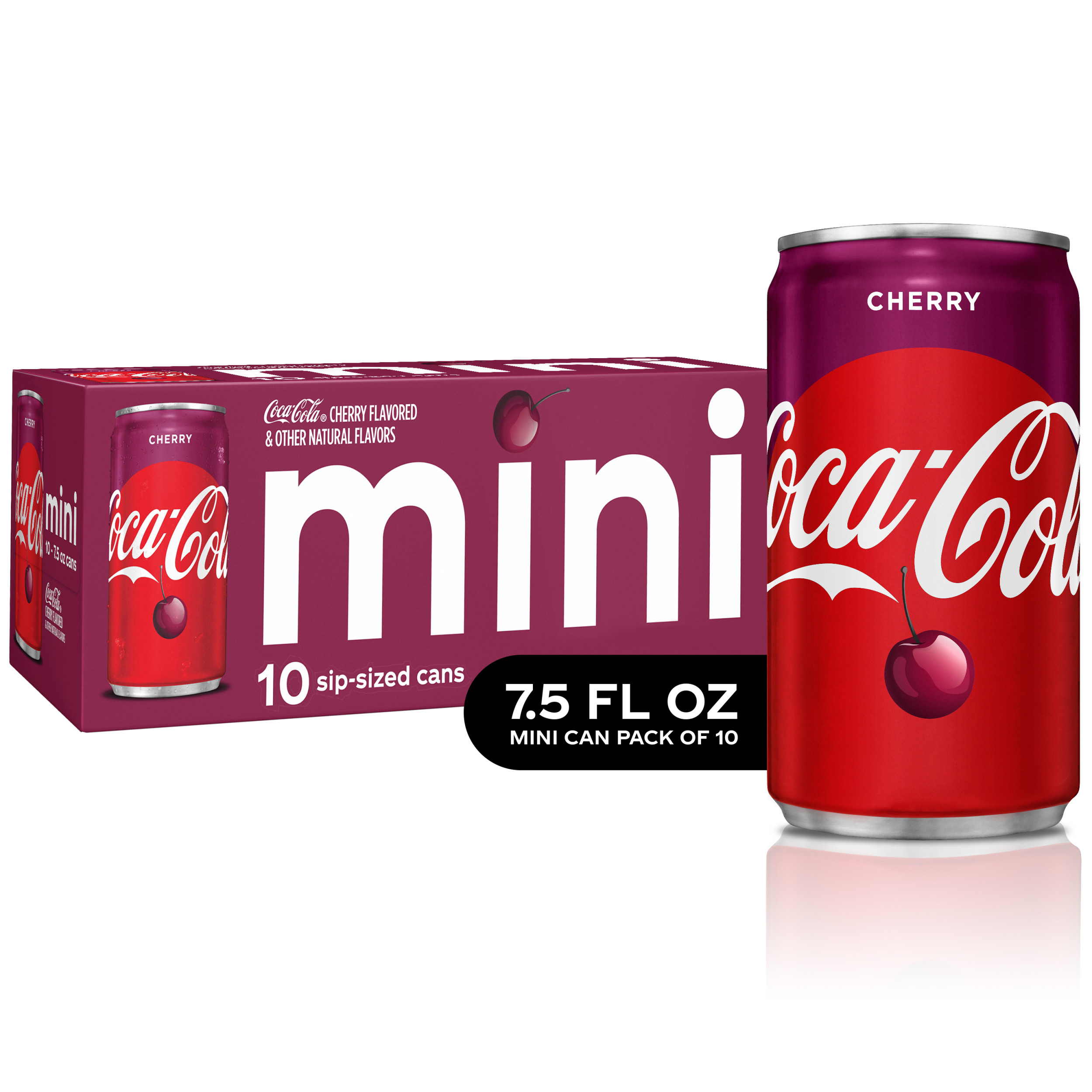 Buy Cherry Coke Mini Cans Cherry Flavored Cocacola Soda Soft Drink - it ...