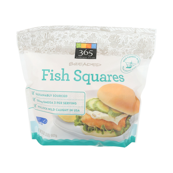 Buy 365 Everyday Value Breaded Fish Squares - it's pescataria & real ...