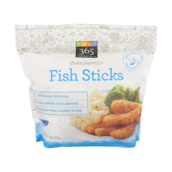 Buy 365 Everyday Value Lightly Breaded Fish Sticks - it's pescataria ...