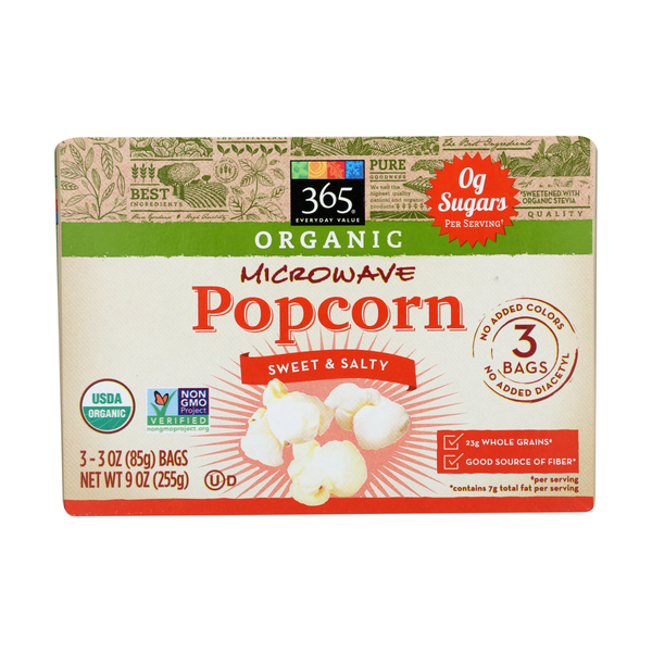 365 Everyday Value Microwave Popcorn: Nutrition & Ingredients | GreenChoice