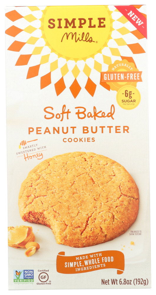 Buy Simple Mills Cookie Soft Baked Peanut Butter - it's pescatarian ...