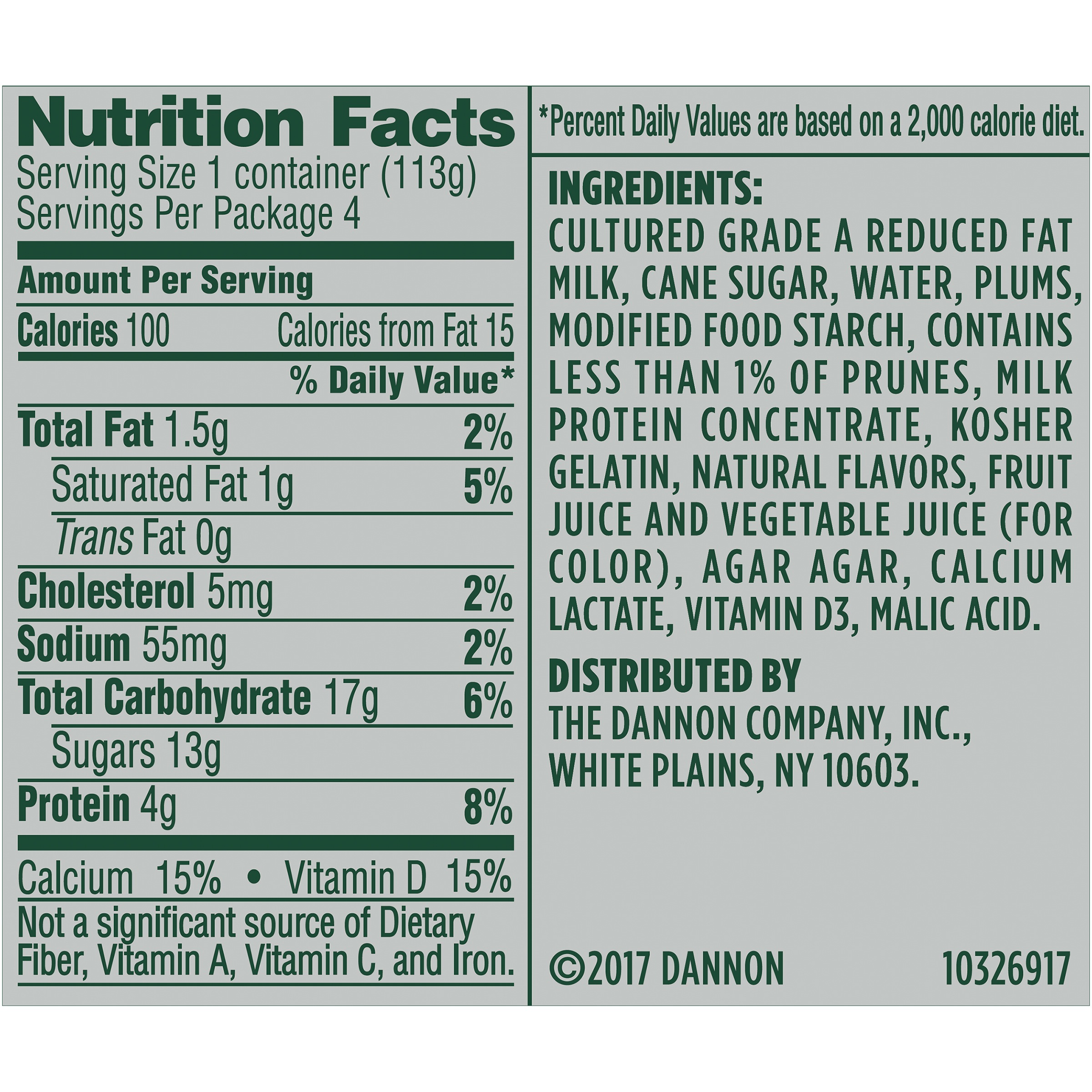 Activia Yogurt Nutrition Chart - Home Alqu