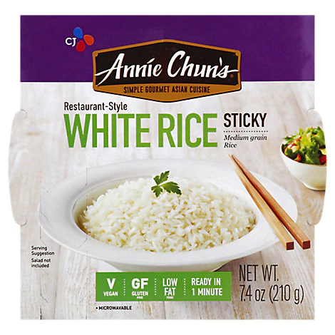 Buy Annie Chuns Rice Express Sticky White Rice - it's vegetarian, paleo ...