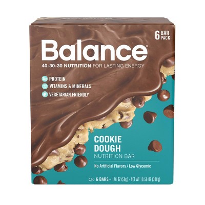Balance Protein Bar Cookie Dough: Nutrition & Ingredients | GreenChoice