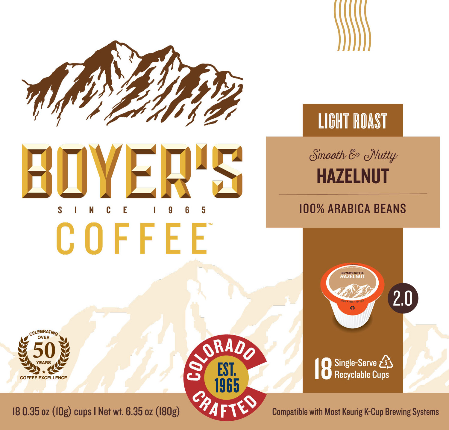 Buy Boyers Hazelnut Single Serve Coffee - it's vegetarian, paleo, vegan ...