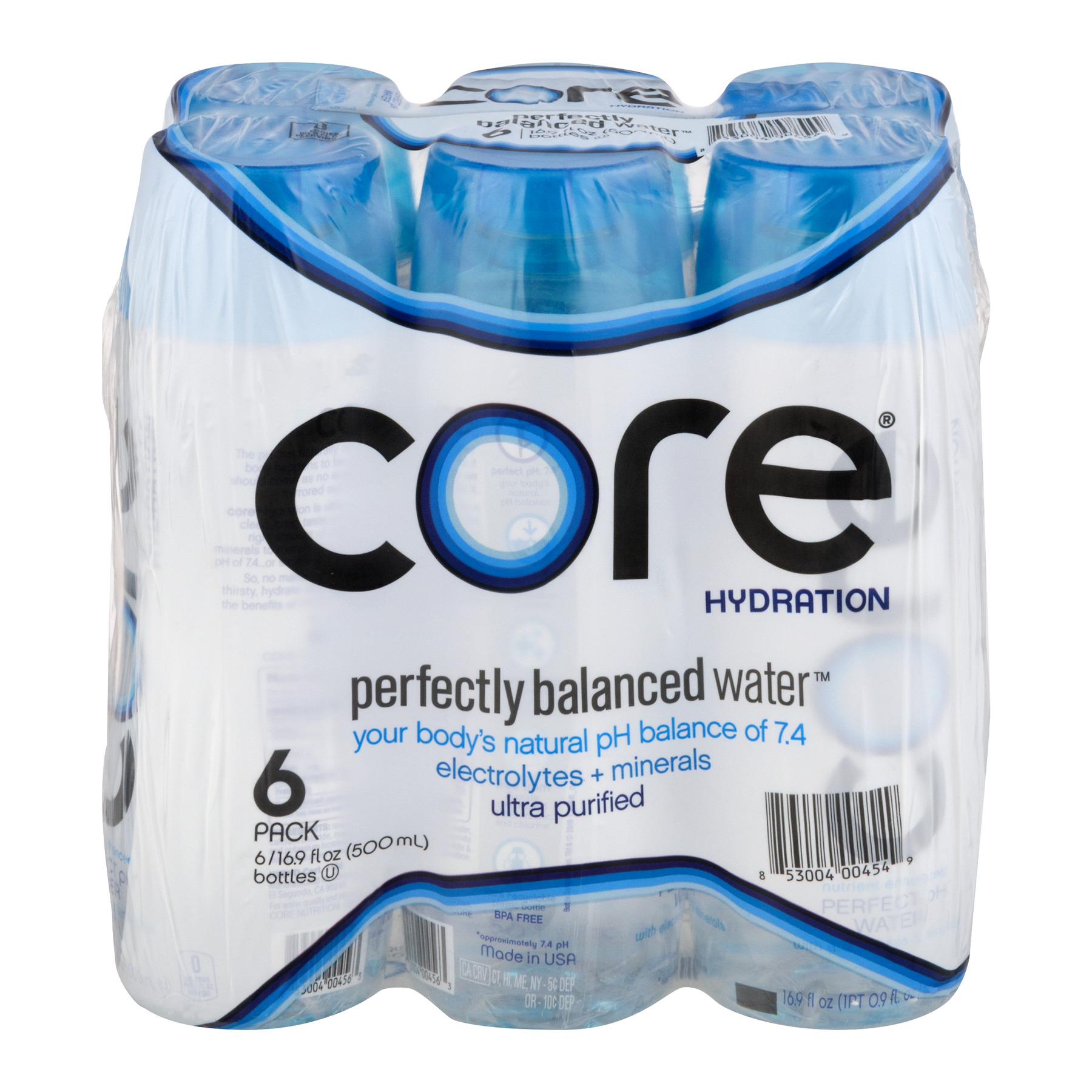 Core Hydration Ultra Purified Perfectly Balanced Water: Nutrition ...
