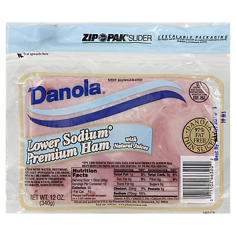 Buy Danola Ham Premium Lower Sodium - it's gluten free, keto & low fodmap