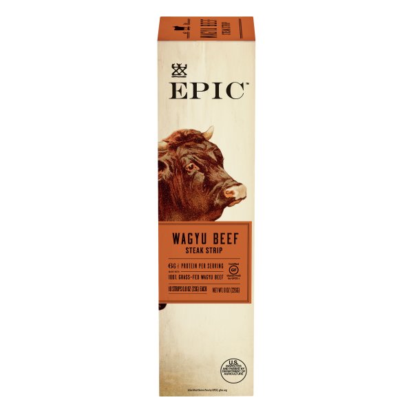 Epic Wagyu Beef Steak Strips Grassfed: Nutrition & Ingredients ...