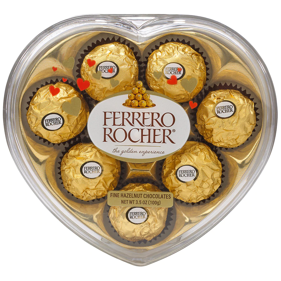 Buy Ferrero Rocher Heart Gift Box - it's vegetarian & pescatarian