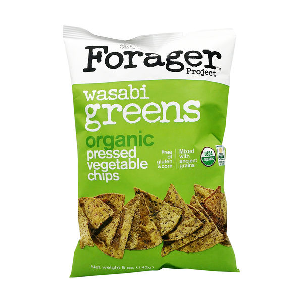 Forager Project Wasabi Greens Pressed Vegetable Chips: Nutrition ...