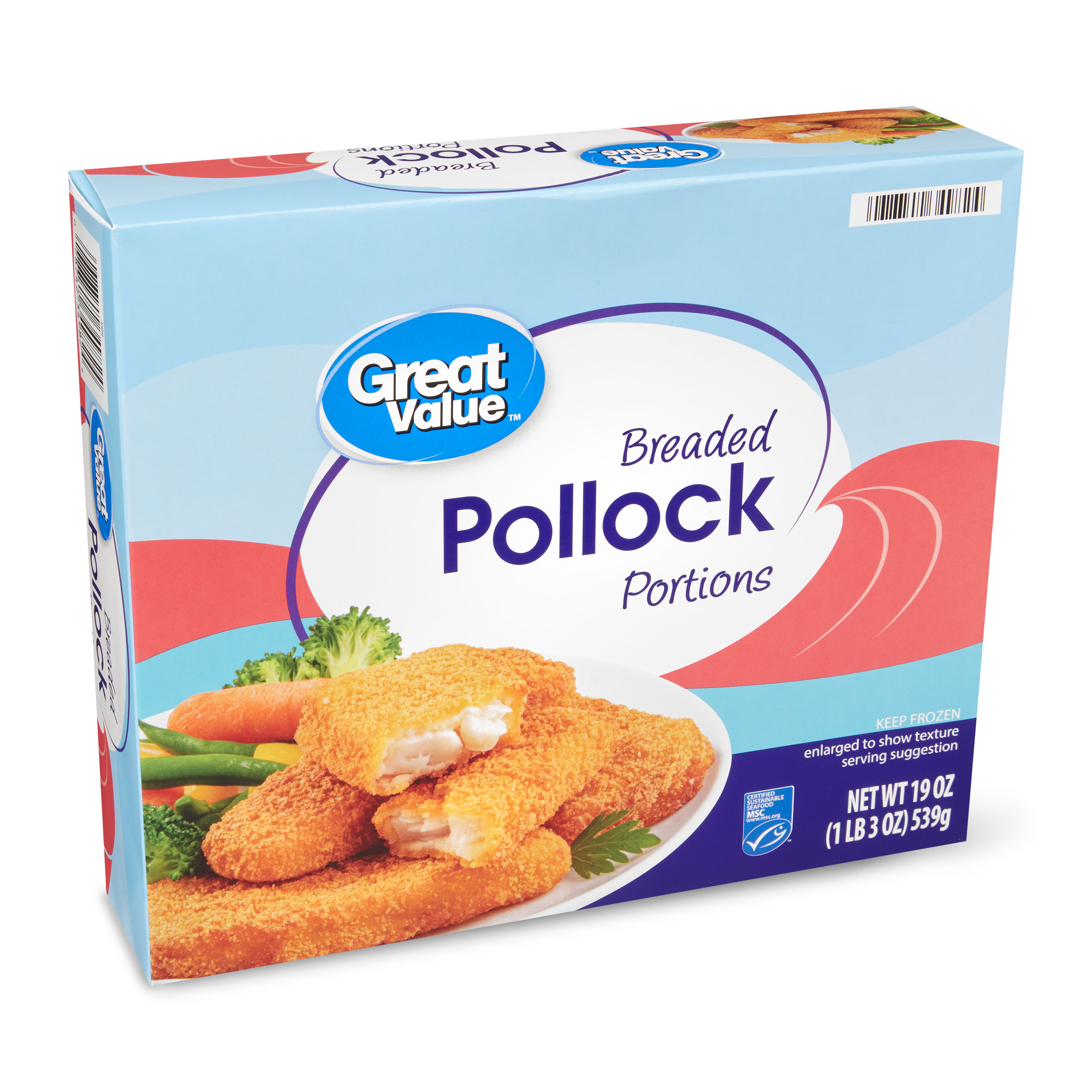 Great Value Breaded Fish Fillet: Nutrition & Ingredients | GreenChoice