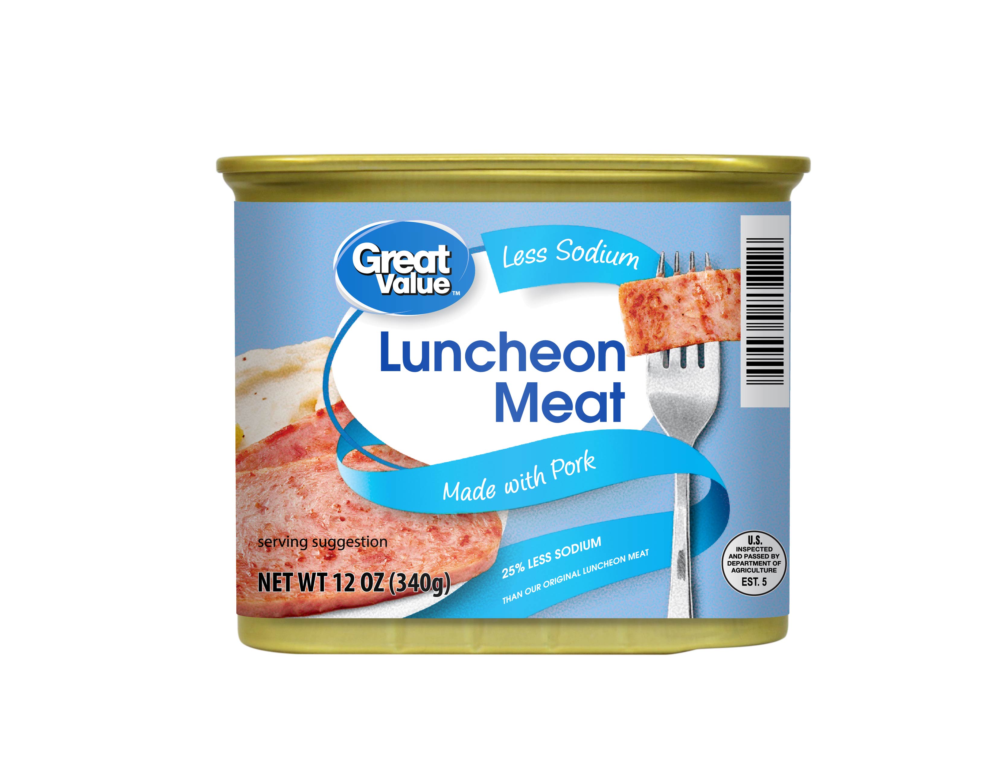 Buy Great Value Less Sodium Luncheon Meat - it's gluten free, low ...