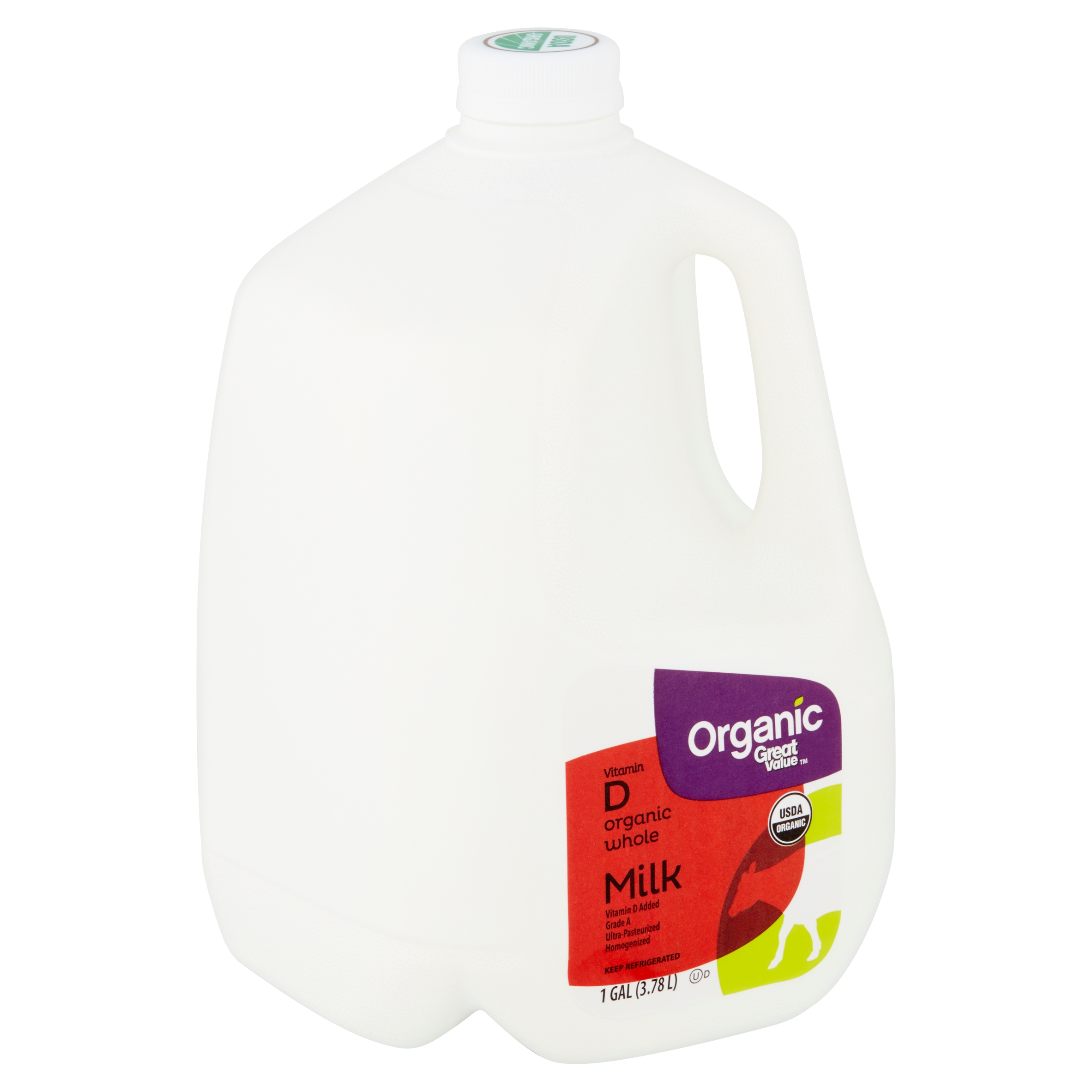 Buy Great Value Organic Whole Milk - it's gluten fre, pescatarian ...