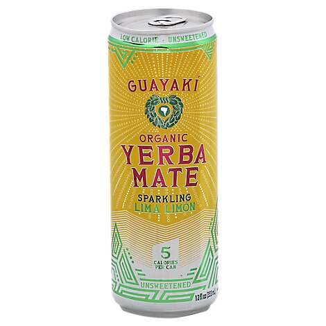 Buy Guayaki Organic Yerba Mate Sparkling Lima Limon - it's vegetarian ...
