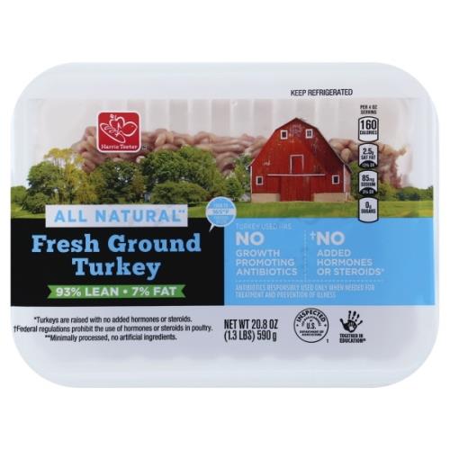 Buy Harris Teeter 937 Fresh Ground Turkey - it's keto, low fodmap ...