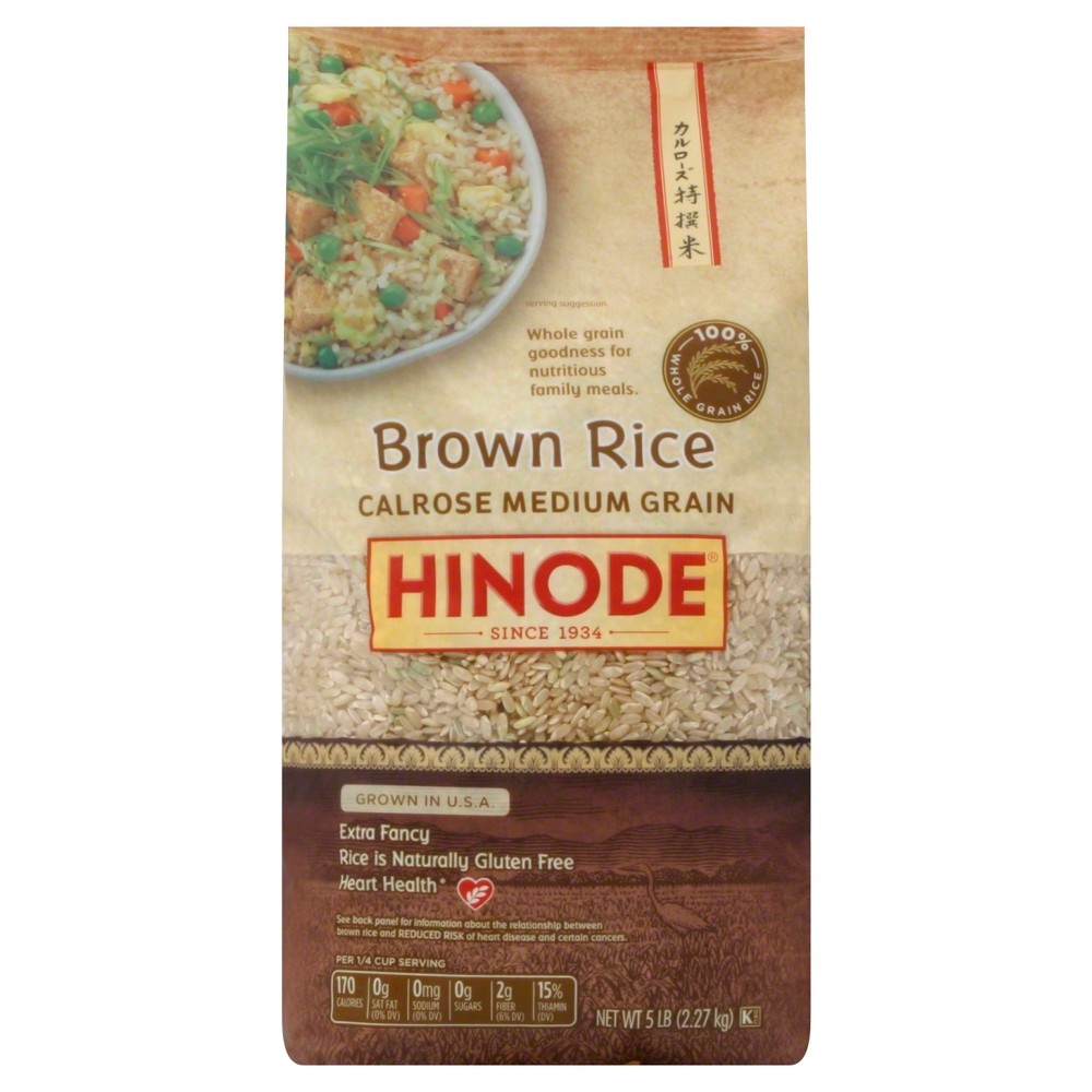 Buy Hinode Extra Fancy California Medium Grain Brown Rice - it's ...