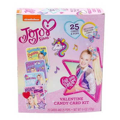 Buy Jojo Siwa Valentines Day Candy Card Exchange Kit - it's vegetarian ...