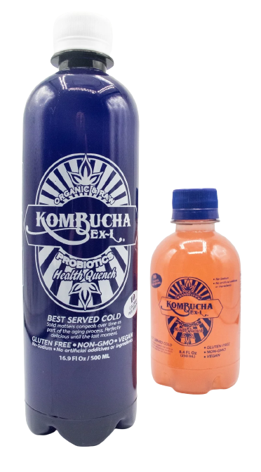 Kombucha Green Tea & Hibiscus Flower Probiotic Drink Variety Size Pack ...