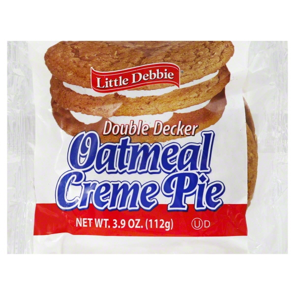Little Debbie Snack Oatmeal Creme Pies Double Decker Snack Cakes ...