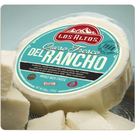 Los Altos Del Rancho Queso Fresco Whole Milk Cheese: Nutrition ...