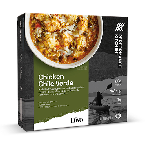 Luvo Performance Kitchen Chicken Chile Verde: Nutrition & Ingredients ...