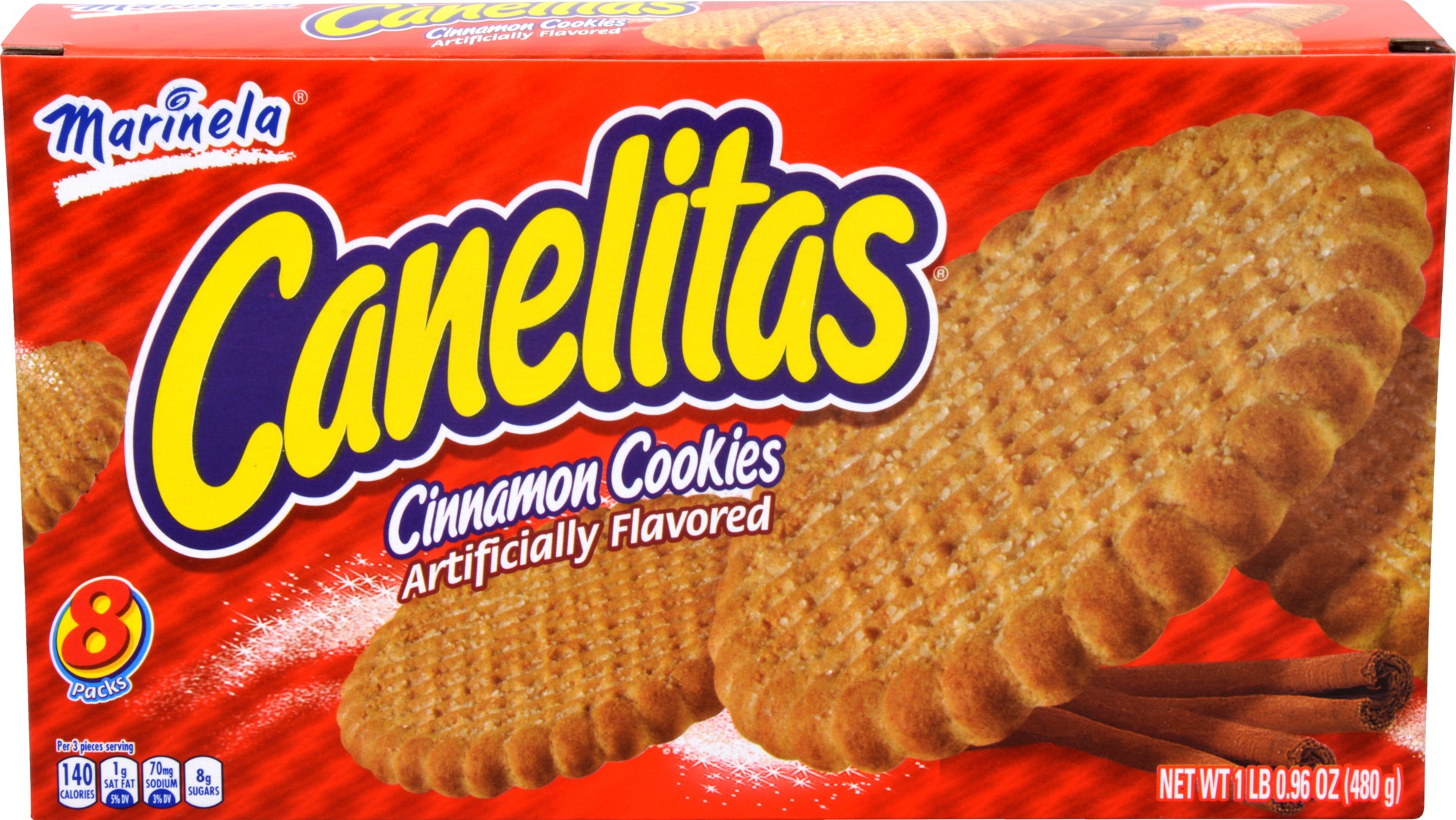 Buy Marinela Canelitas Cinnamon Cookies - it's vegetarian, pescatarian ...
