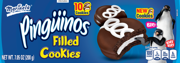 Buy Marinela Galleta Pinguinos Filled Cookies - it's vegetarian ...