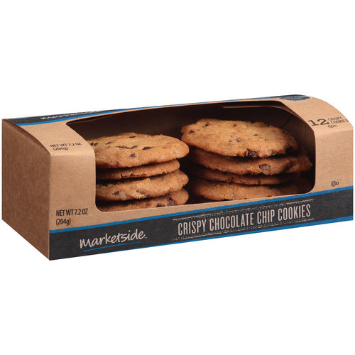 Buy Marketside Crispy Chocolate Chip Cookies - it's vegetarian & pescataria