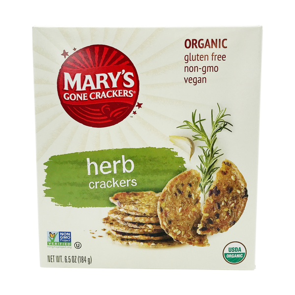 Buy Mary's Gone Crackers Herb - it's vegetarian, pescatarian, vegan ...