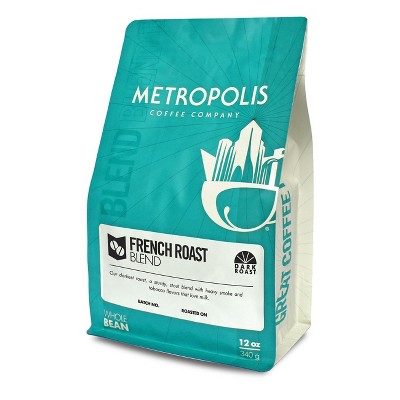 Metropolis Coffee French Roast Dark Whole Bean: Nutrition & Ingredients ...