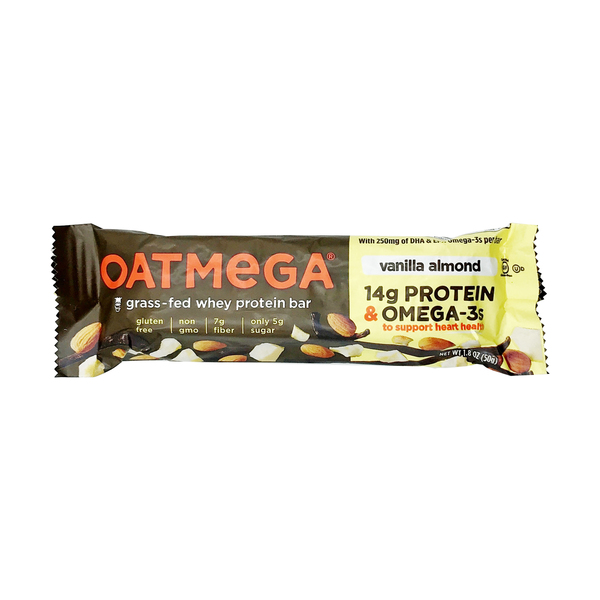 Oatmega Bar Vanilla Almond Crisp Protein: Nutrition & Ingredients ...