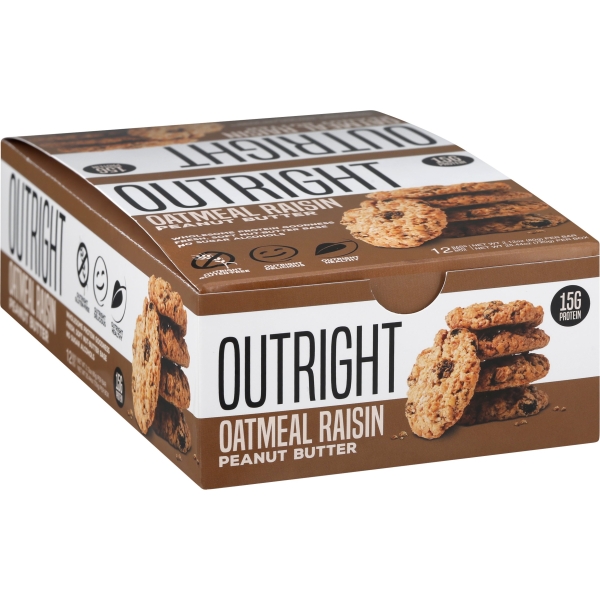 Buy Outright Bar Oatmeal Raisin Peanut Butter - it's keto, pescatarian ...