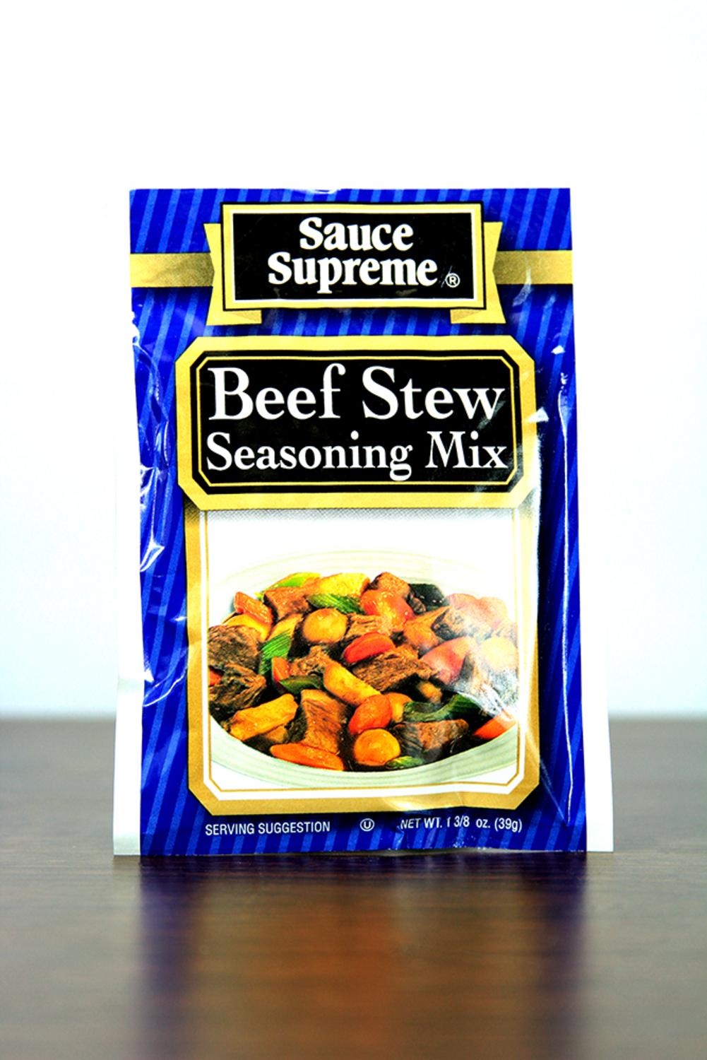Buy Sauce Supreme Beef Stew Seasoning Mix - it's pescatarian, vegan ...