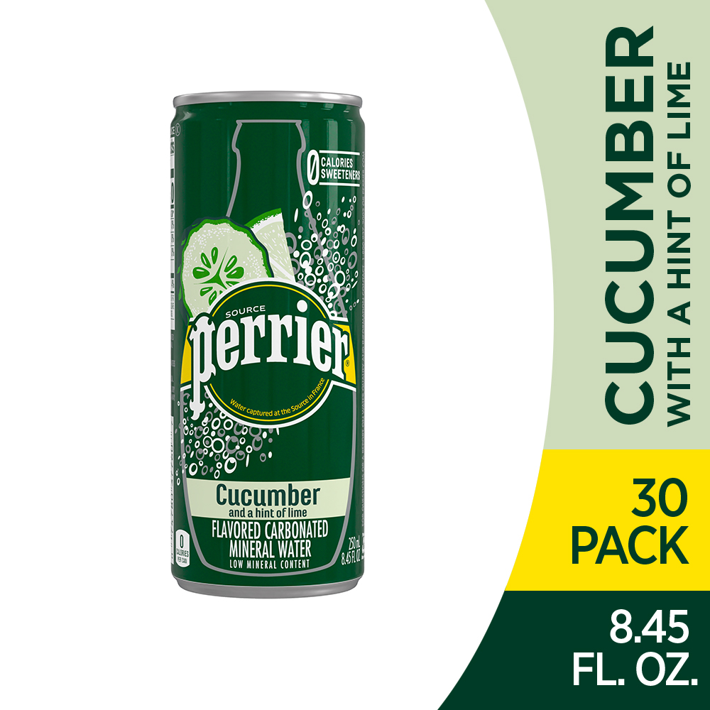 Buy Perrier Cucumber Lime Flavored Carbonated Mineral Water - it's ...