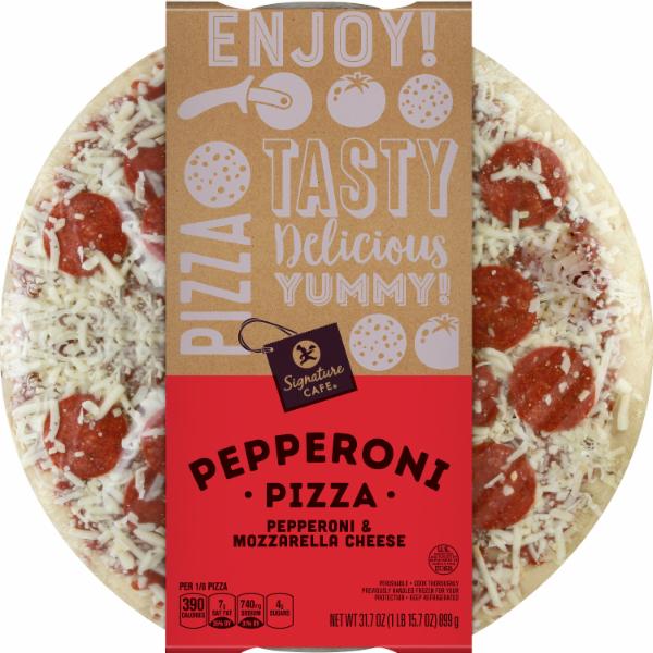 Signature Cafe Pizza Pepperoni: Nutrition & Ingredients | GreenChoice
