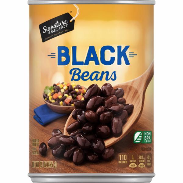 Signature Select Black Beans: Nutrition & Ingredients | GreenChoice