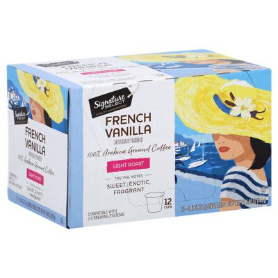 Buy Signature Select Coffee Kcup Pods Single Serve Cappuccino Drink Mix ...