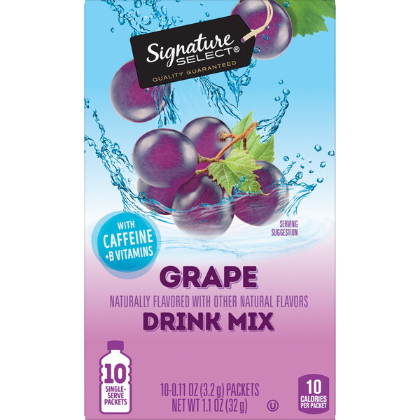 Buy Signature Select Drink Mix Grape - it's vegetarian, pescatarian ...