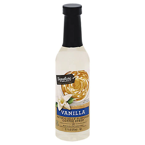 Buy Signature Select Flavored Syrup Vanilla - it's vegetarian ...