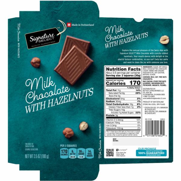Buy Signature Select Milk Chocolate With Hazelnuts - it's pescatarian ...
