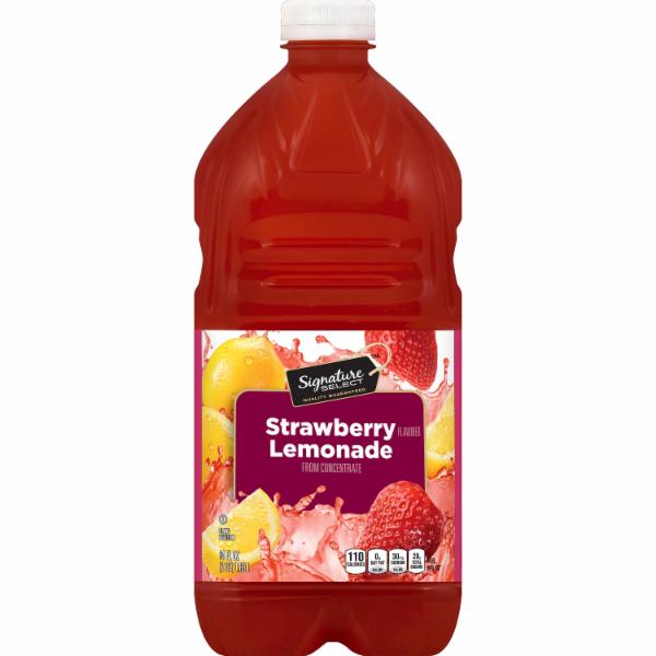 Signature Select Strawberry Lemonade From Concentrate: Nutrition ...