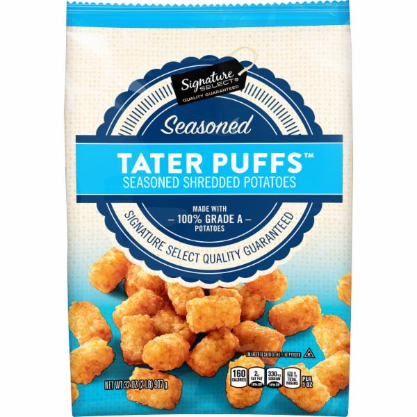 Buy Signature Select Tater Puffs Seasoned - it's pescatarian, vegan ...