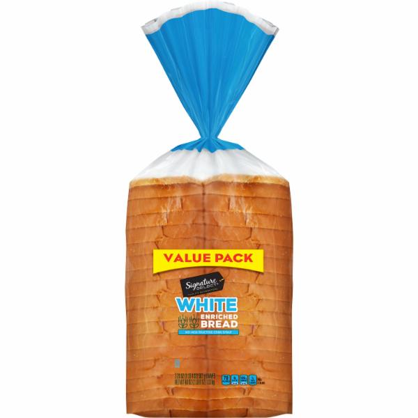 Buy Signature Select Value Pack Enriched Bread White - it's vegan ...