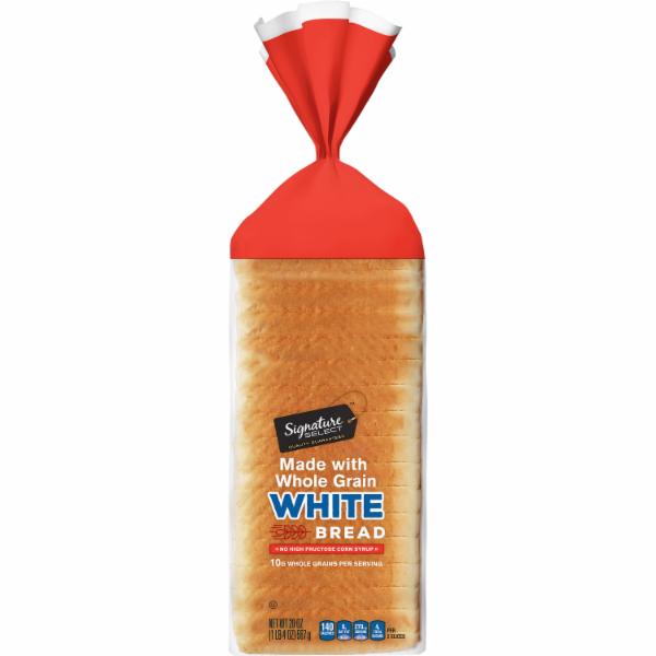 Buy Signature Select White Bread Made With Whole Grain - it's pescataria