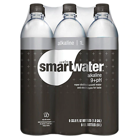 Smartwater Alkaline Vapor Distilled Water: Nutrition & Ingredients ...