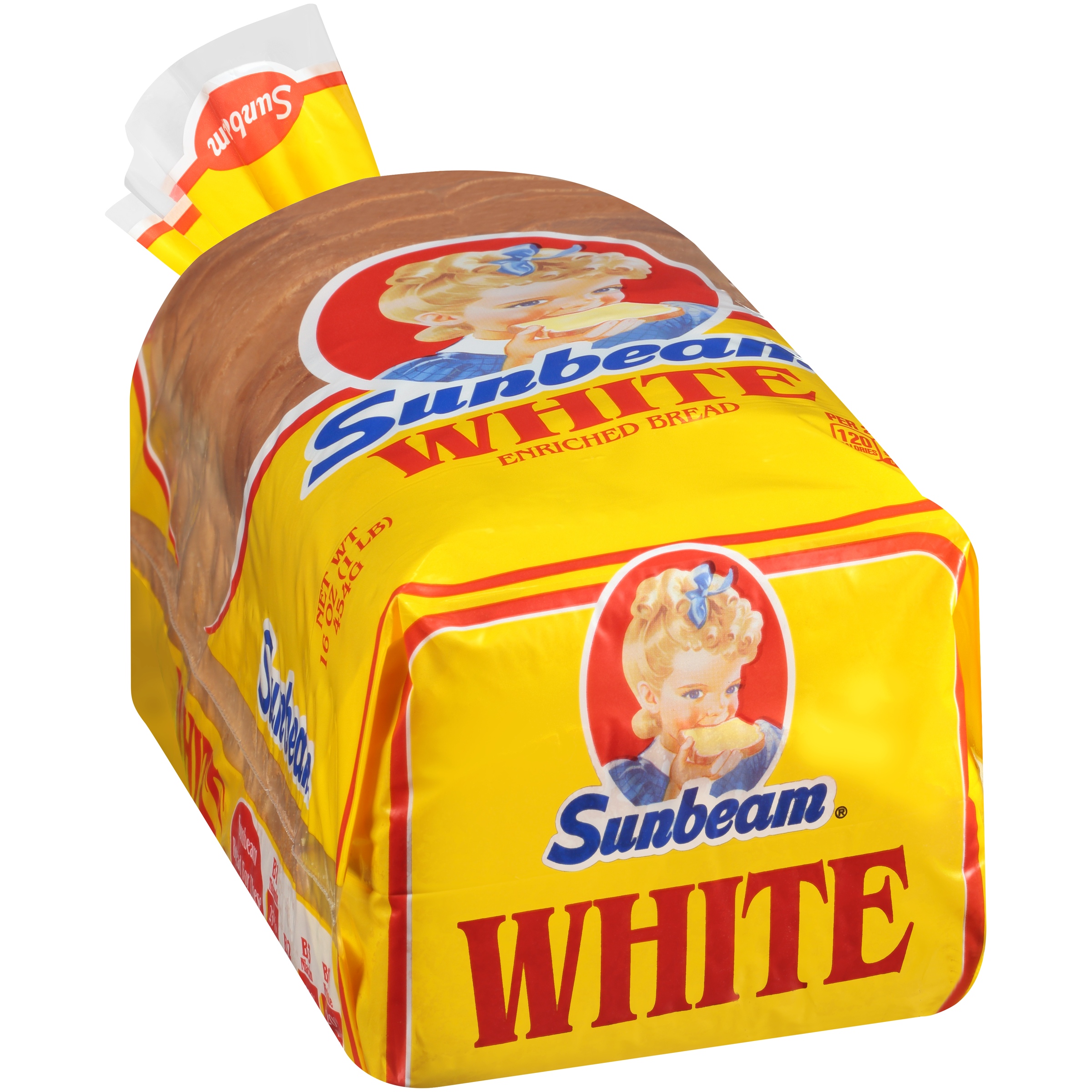 Sunbeamu00ae White Enriched Bread Loaf: Nutrition & Ingredients ...
