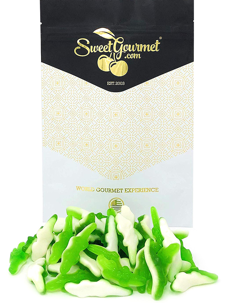 Sweetgourmet Gummy Crocodile Candy Green Alligator Gummi: Nutrition ...