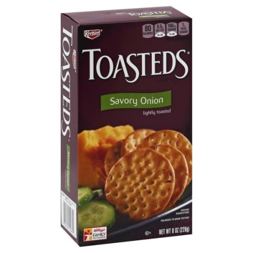 Toasteds Crackers Lightly Toasted: Nutrition & Ingredients | GreenChoice