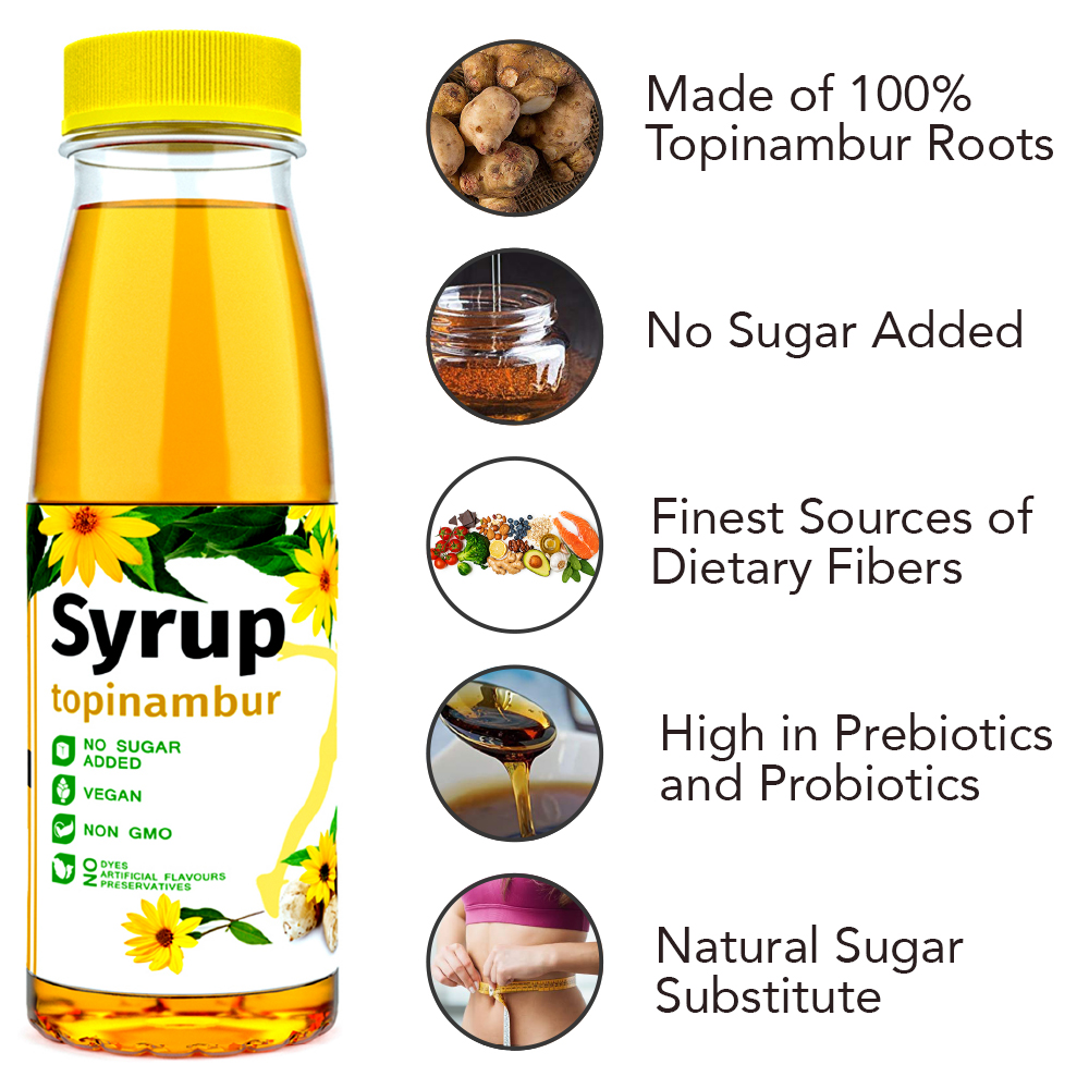 Buy Topinambur Syrup 100 Pure Natural Sweetener No Sugar Added Vegan ...