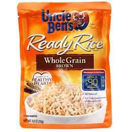 Buy Uncle Ben's Ready Rice Whole Grain Brown - it's gluten free, low ...